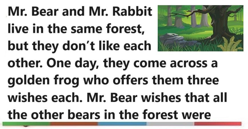 Funny Joke ‣ Three Wishes In The Forest | Satibal
