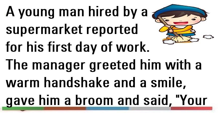 Funny Joke ‣ First Working Day | Satibal