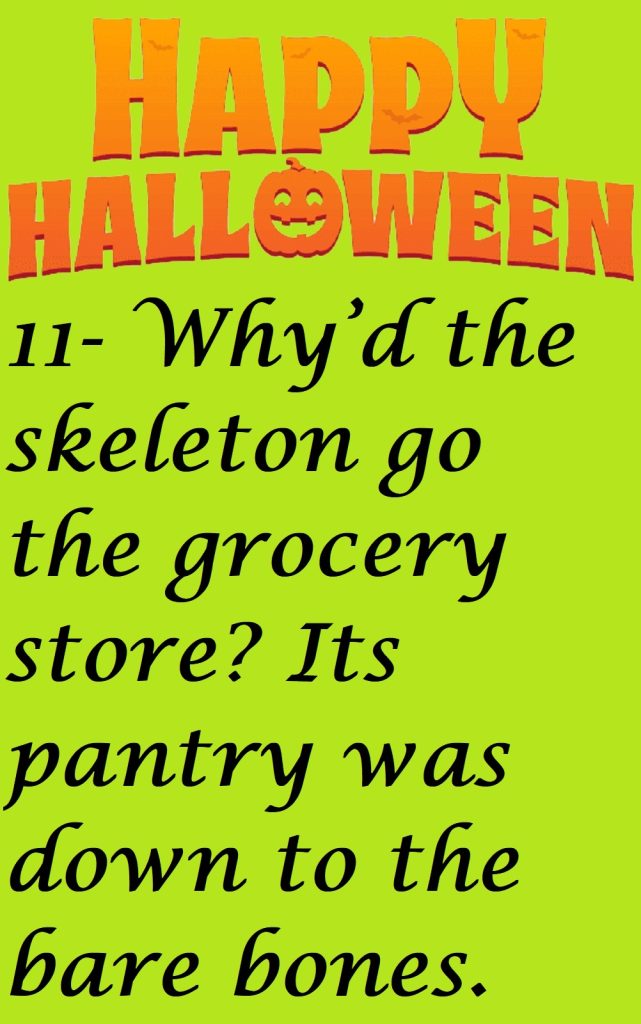 13 Funny Skeleton Jokes For Halloween | Satibal