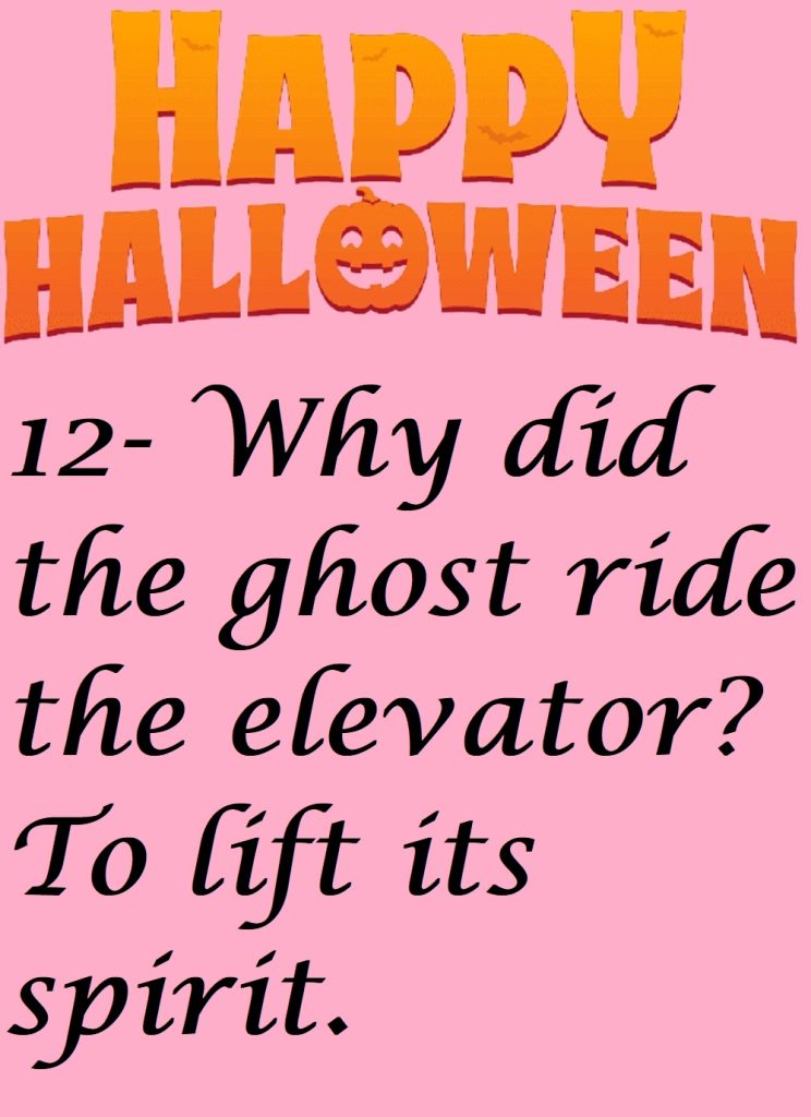 17 Funny Halloween Ghost Jokes For Kids And Adults | Satibal