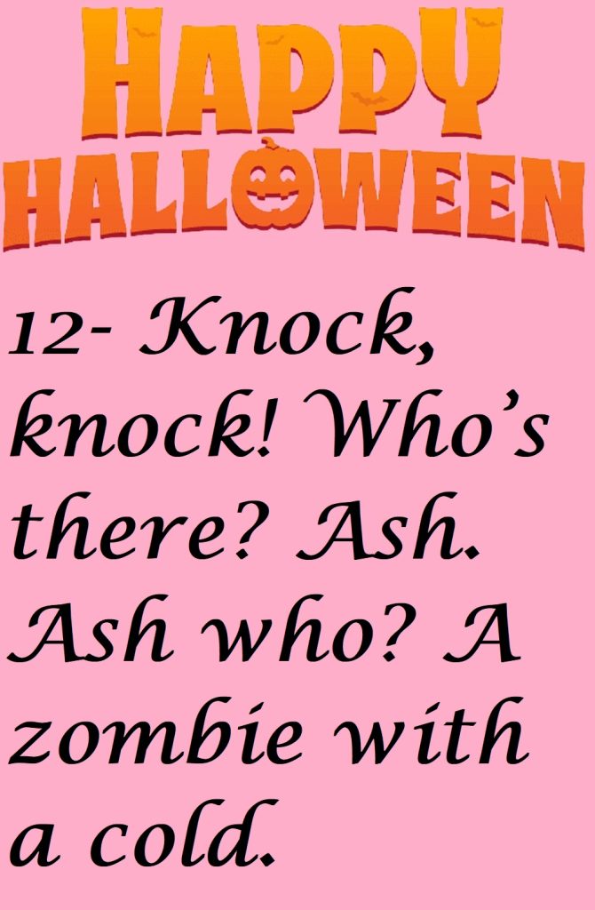 17 Funny Halloween knock-knock Jokes For Kids And Adults | Satibal