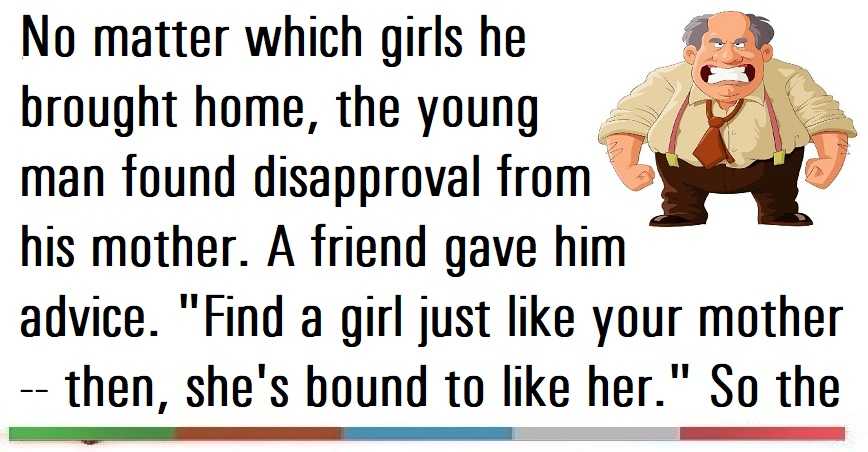 Funny Joke ‣ A Girl Just Like Mother | Satibal