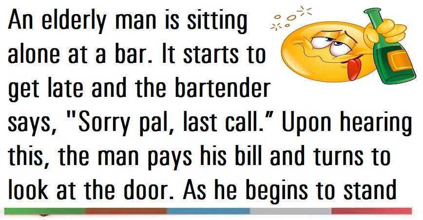 Funny Joke ‣ Forgetful Old Drunk Man | Satibal