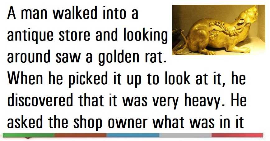 Funny Joke ‣ Golden Rat | Satibal