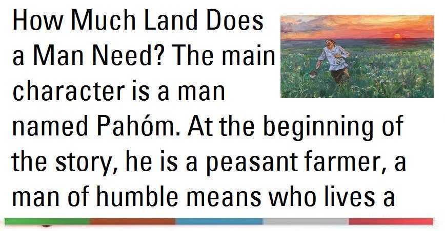 Story ‣ How Much Land Does a Man Need? | Satibal