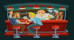 Funny Joke ‣ The Unfortunate Man At The Bar | Satibal