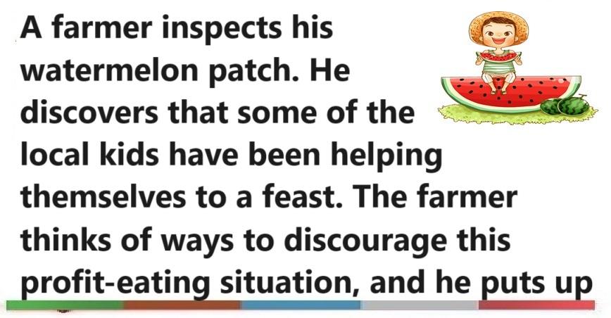 Funny Joke ‣ The Watermelon Patch | Satibal