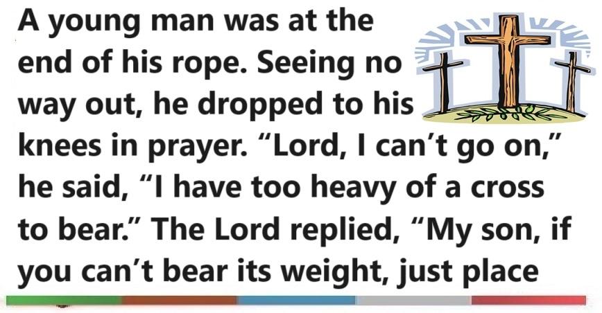 Moral Story ‣ How To Carry Your Heavy Cross | Satibal